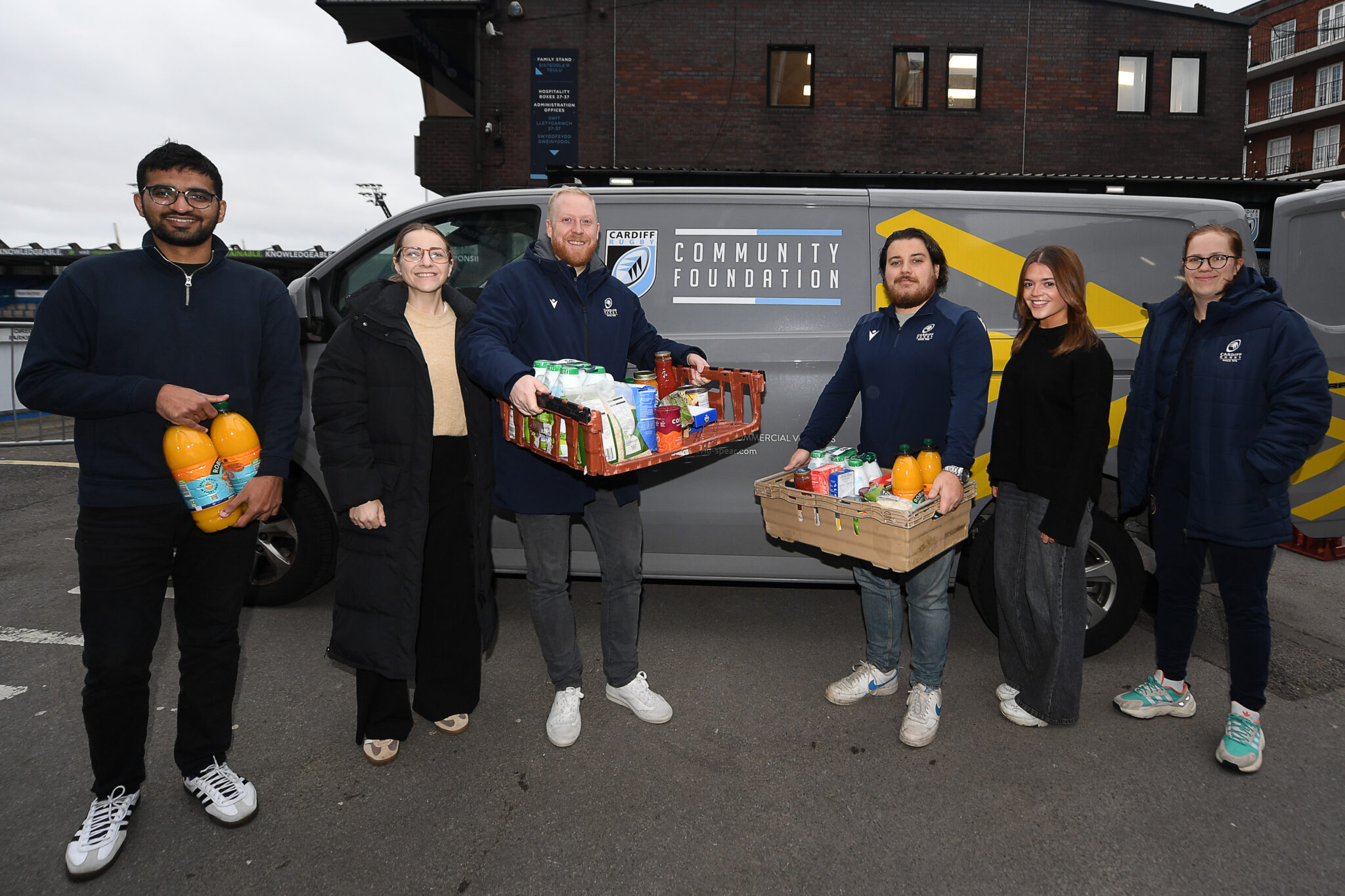 Cardiff Rugby launch Christmas Foodbank appeal - Cardiff Rugby